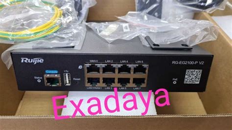 Promo Ruijie Rg Eg2100 P V2 Unified Security Gateway 8 Port Poe Poe