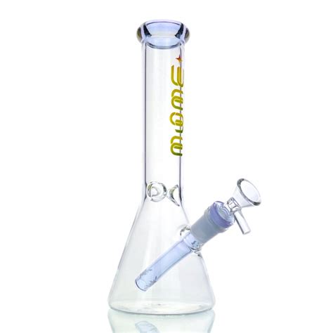 Wege Ice Catcher Beaker Medium Full Glass Bong Purple 25cm