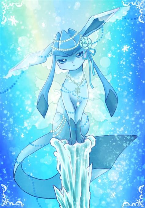 Pokémon Glaceon Incredibly Cute 雪と氷の Pixiv Pokemon Evoli
