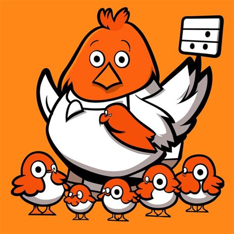 Premium Vector Barnyard Learning Extravaganza Chicken Cartoon In Eps