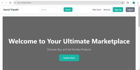 Kamal Tripathi On Linkedin Django Backenddevelopment Marketplaceapp