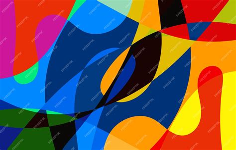 Premium Vector Colorful Abstract Background Design Vector Art
