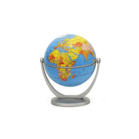 GLOBO TERRAQUEO 10CM 107W AZUL BASE PLASTICA