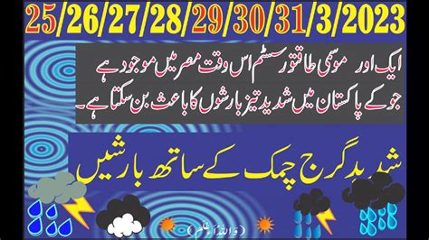 Pakistan Weather Punjab Weather Weather Update Today Mausam