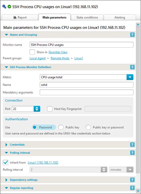 Process Monitoring Over Ssh Iphost Network Monitor