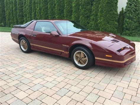 1985 PONTIAC TRANS AM WS6 ONLY 21K ORIGINAL MILES MAROON GOLD
