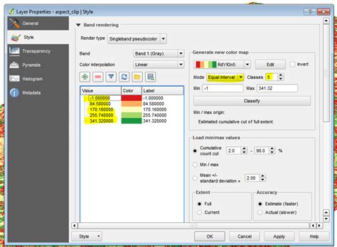 Raster Style Based On Percentile QGIS Geographic Information Systems Stack Exchange