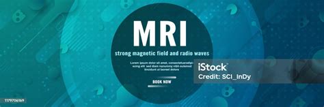 Mri 표지 페이지에 대한 벡터 일러스트 템플릿 디자인입니다 액체 및 유체 스타일의 현대 추상 그라데이션 배경 세계의 트렌드 창조 Mri 스캐너에 대한 스톡 벡터 아트 및