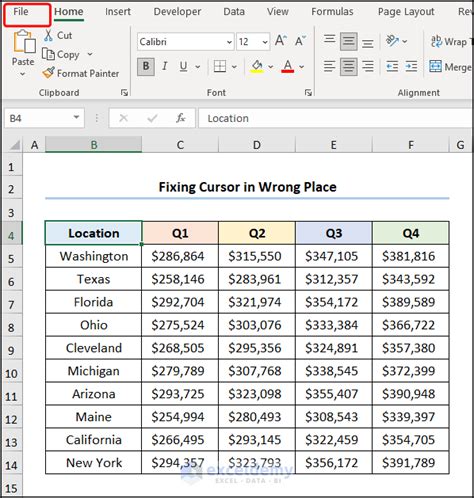 Fixed Cursor Selecting Wrong Cell In Excel 6 Proven Solutions