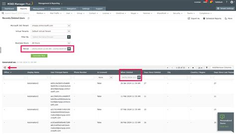 How To Verify Deleted Users In Entra Id Manageengine M Manager Plus