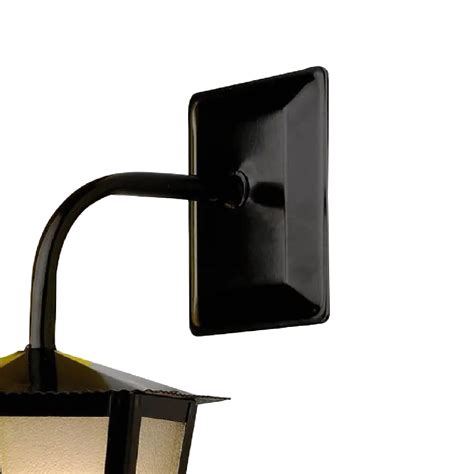 Luminária Arandela Colonial Sextavada Preto E27 Ideal Iluminação