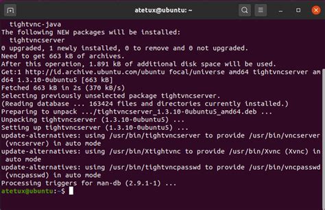 How To Install Tigervnc Server On Ubuntu Atetux