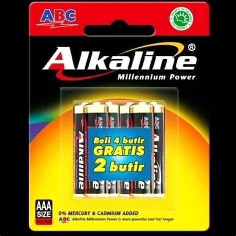Jual Baterai Alkaline Abc Aaa A3 Kecil Batere Battery Abc Batere Aaa Isi 6 Padi Umkm