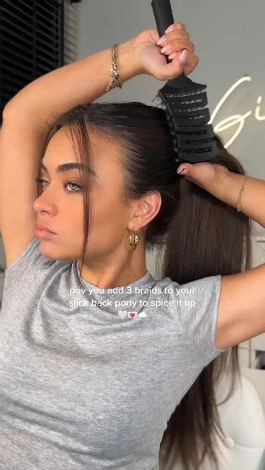 Easy Greasy Hairstyle Idea 🌷 Hairtutorial Hairtok Sleekhairstyle