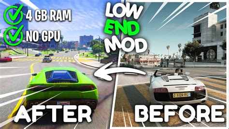 How To Install Low End Graphics Mod In GTA 5 🔥 - No FPS Drop [ Best Low End Graphics Mod For GTA ...