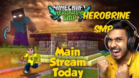 Herobrine Smp Main Stream Today Techno Gamerz Youtube
