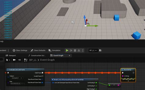 Live Link Input Device A New Way To Use Game Controllers For Performance Capture In Unreal