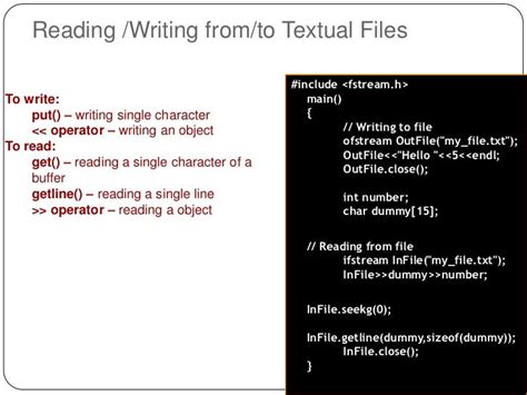 Basics Of File Handling