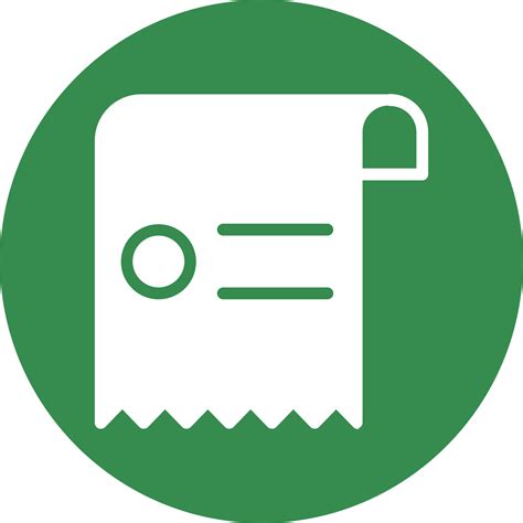 Receipt Vector Icon Design 14978454 Vector Art At Vecteezy