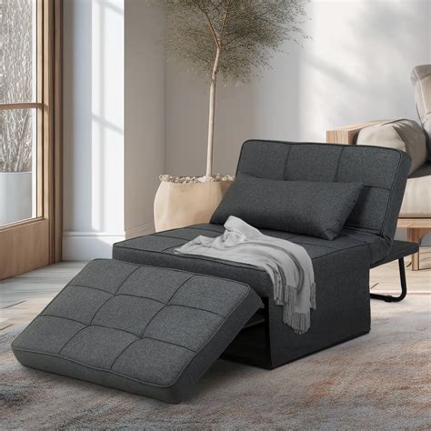 Ainfox 4 In 1 Folding Sofa Bed And Ottoman Chair For Comoros Ubuy