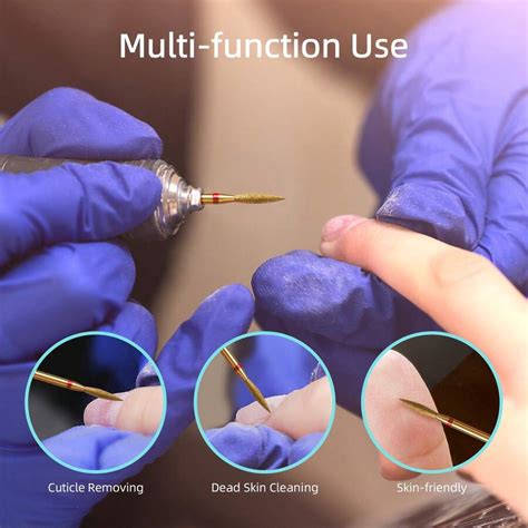 Hytoos Cuticle Clean Nail Drill Bit Titanium Russian Nail Bits