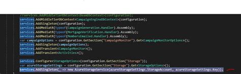 Dependency Injection When Using Di To Inject A Custom Service Into A