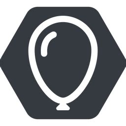 Balloon Icon By Friconix Fi Hnsuxl Balloon Solid Hexagon Balloon