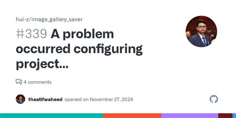 A Problem Occurred Configuring Project Image Gallery Saver Issue