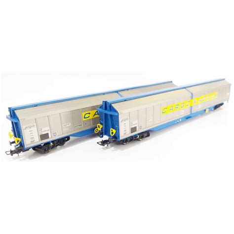 RIVAROSSI HR6599 Eltolható oldalfalú kocsi készlet Habbis CARGOWAGGON