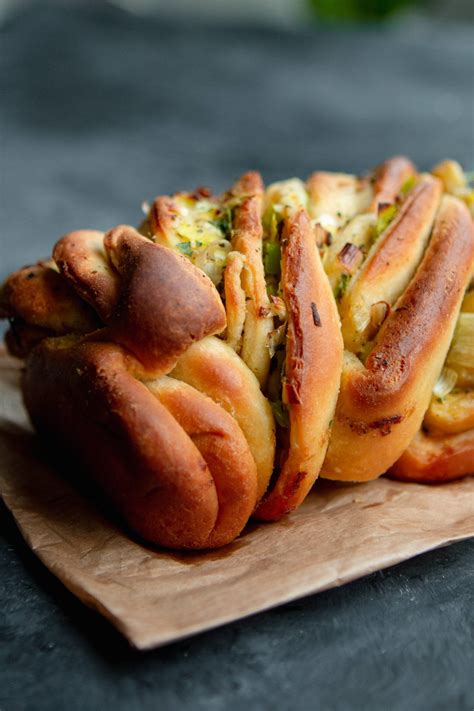 Garlic And Leek Twist Bread Lucy And Lentils