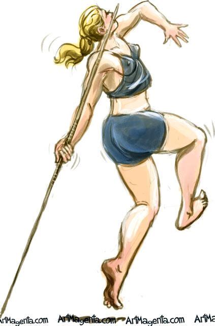 Javelin Throw Drawing