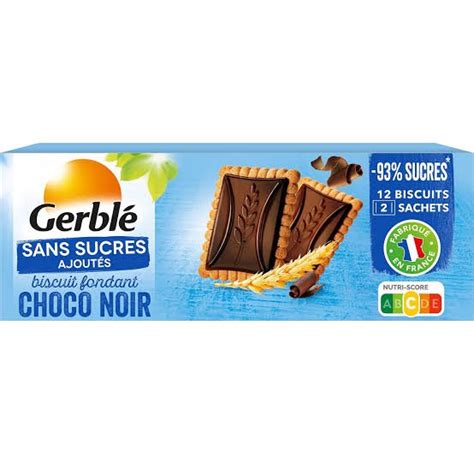 Gerble Biscuits Fandant Choco Noir World Of Keto