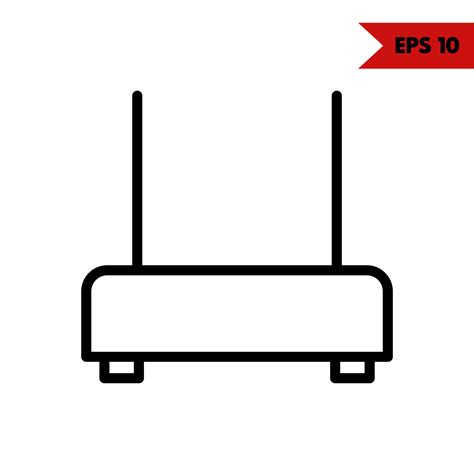 Illustration Of Wifi Line Icon Vector Art At Vecteezy