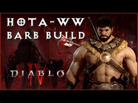 Hota WW Barb Guide OP Build For Abattoir Of Zir Diablo 4 Character