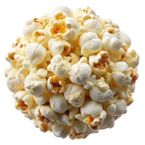 Popcorn Kernel Isolated On White Stock Illustration Illustration Of