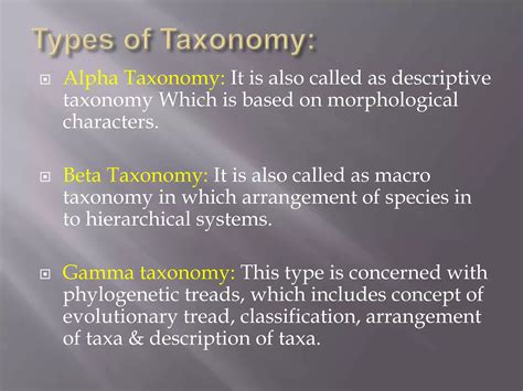 Introduction Of Taxonomy Pptx