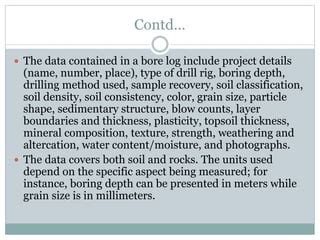 Geotechnical Investigation In Civil Engineering PPTX