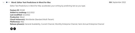 Microsoft Word Text Predictions Will Reach Mac Users In A Few Months