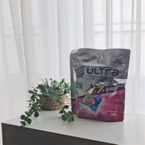 유쥬 • 육아인플루언서 협찬 빨래양이 적은 여름에 꿀tip🍯 그건 바로 🧺 ️비트 울트라콤팩트 실내건조 캡슐세제 스위트블로썸 ️ 을 쓰는 거 특히나 여름철에 수건은