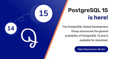 Postgresql 15 Release Opensourcedb