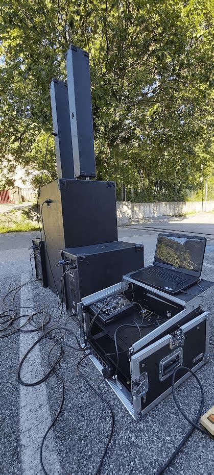 my compact party setup active tham12 and 4 fullrange line array page