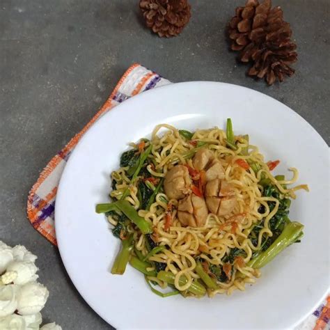 Resep Mie Kangkung Belacan Jagomasakminggu10 Sederhana Rumahan Di