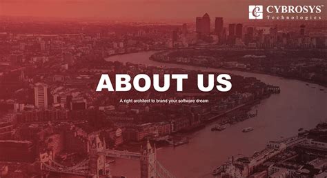 About Us Cybrosys Technologies
