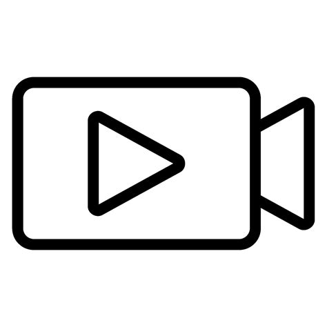 Video Recording Line Icon 42365259 Vector Art At Vecteezy