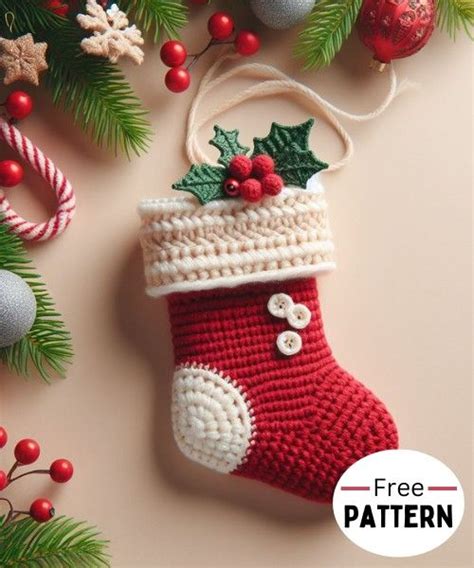 How To Crochet Holly Leaf With Berries Artofit