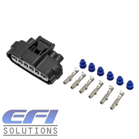 6 Pin Black Connector Throttle Bodies Pedal Sensors Igniter