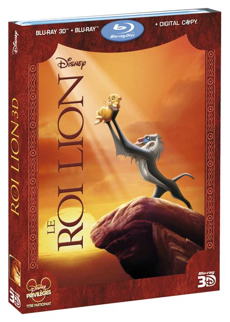 Nouveauté Blu Ray 3d Le Roi Lion 3d