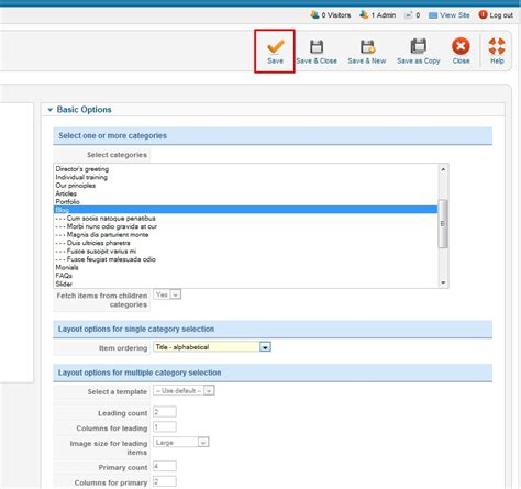 Joomla X How To Change K Items Order Template Monster Help
