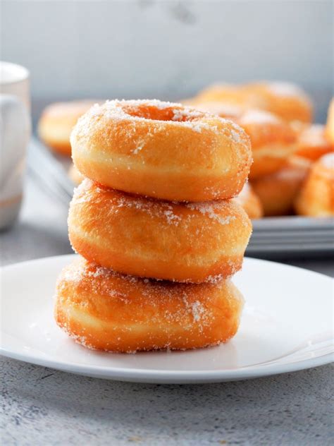 Basic Fried Donuts Woman Scribbles