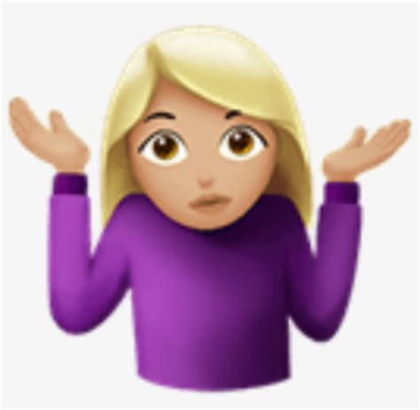 Female Shrug Emoji At Amy Curley Blog